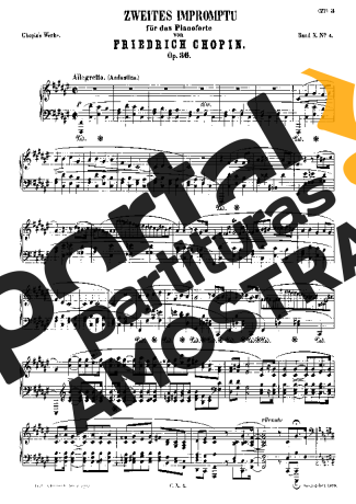 Impromptu No.2 Op.36 - Chopin - Partitura para Piano