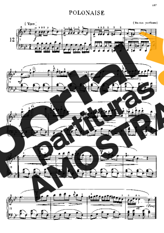 Polonaise In Bb Major B.3 - Chopin - Partitura para Piano