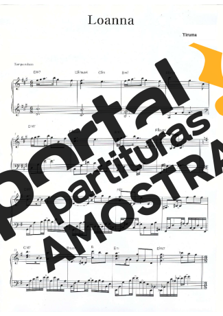 Loanna - Yiruma - Partitura para Piano